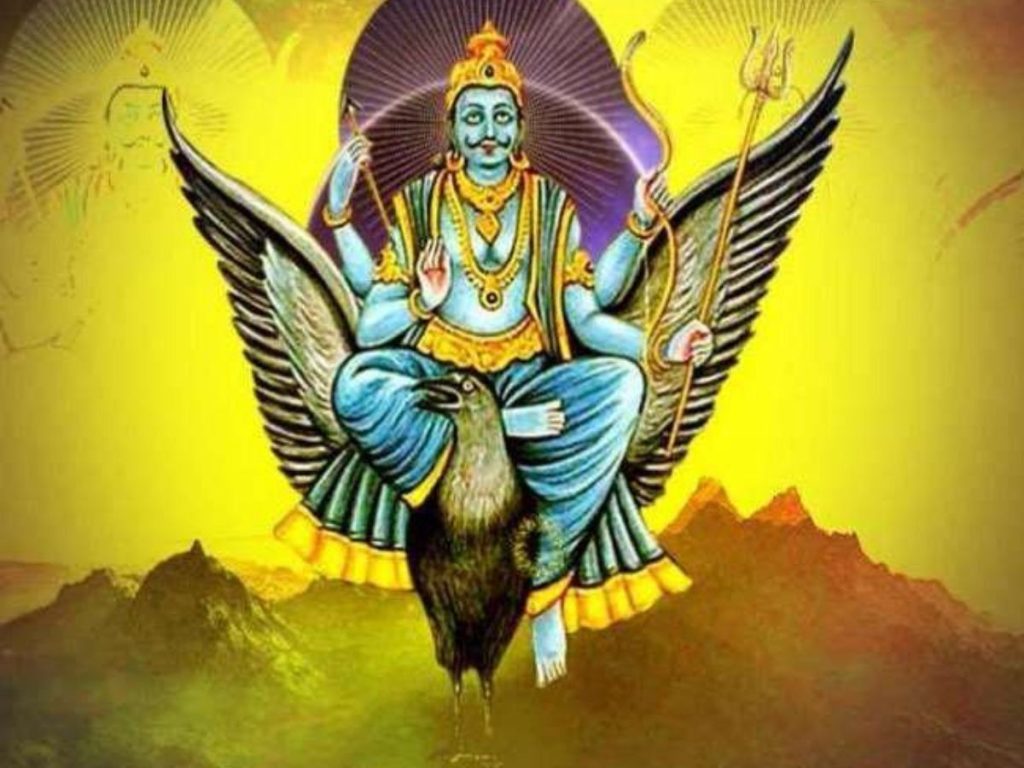 शनि देव वाहन : कौआ ही ना बालुक शनि देव के 9 गो वाहन बा, जानीं वाहन के ...